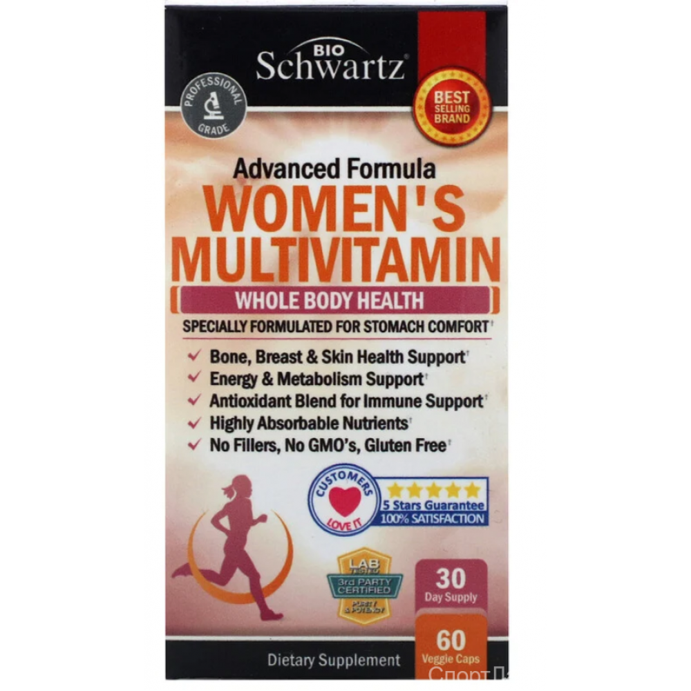 Bio Schwartz Multivitamin Womens 60 капсул Витамины купить в Санкт ...