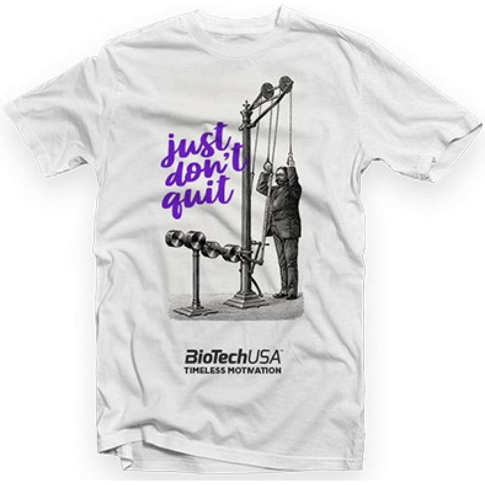 Biotech T-Shirt Just don`t quit Футболка Фирменная Спортивная Одежда ...